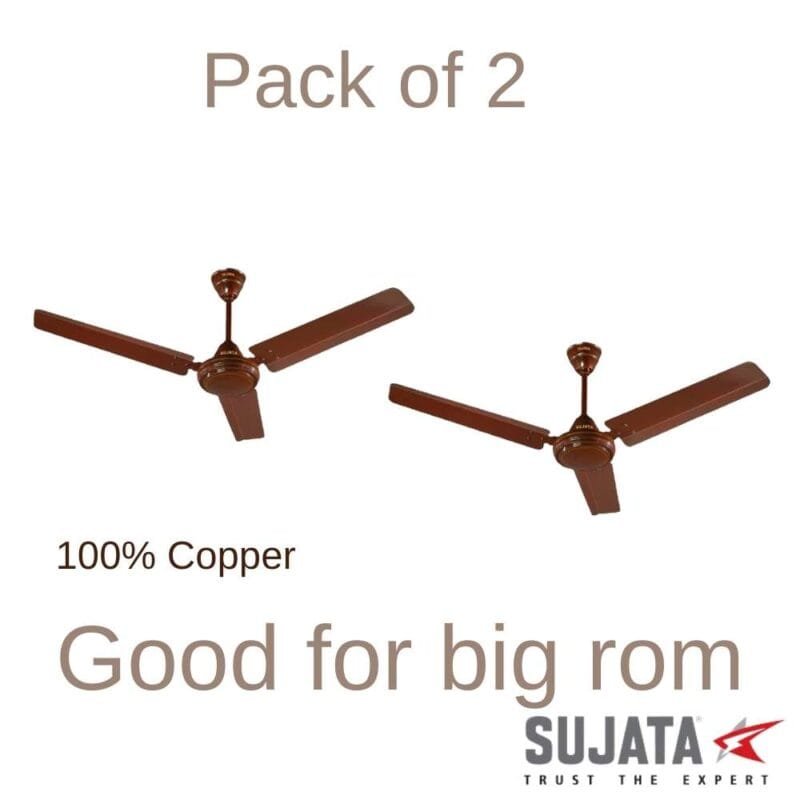 SUJATA AL 630 CEILING FAN 1200MM HIGH SPEED CEILING FAN PACK OF 3 ...